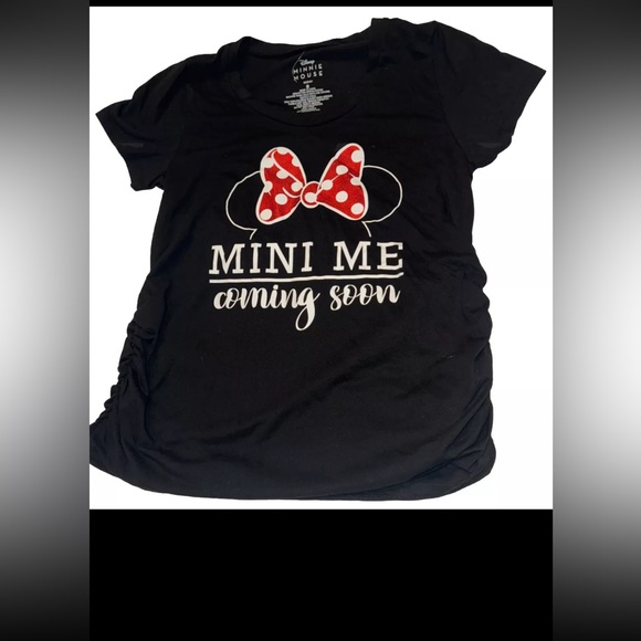 Disney | Tops | Disney Minnie Mouse Pregnancy Small Tshirt Maternity ...